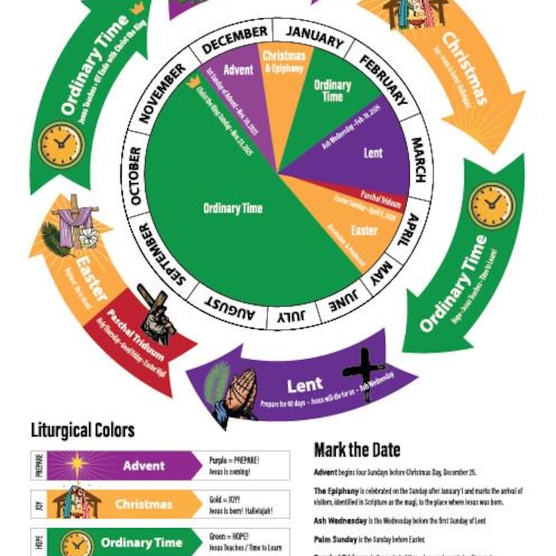 Kid Liturgical Calendar - Etsy