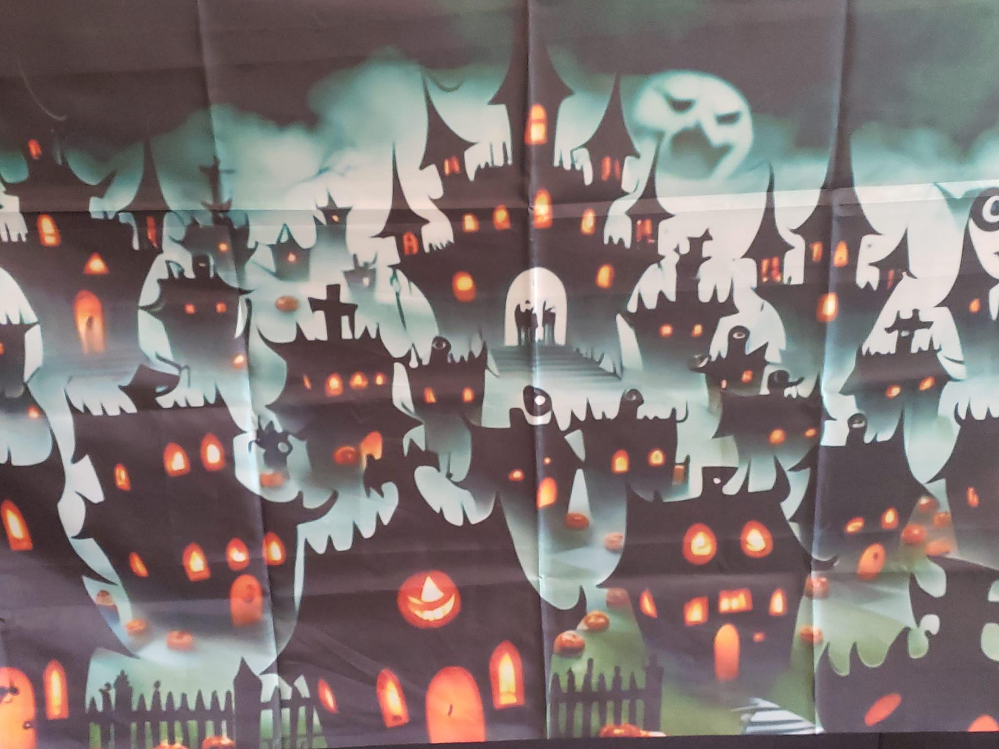 Ghostly Clouds 6 X 3 Backdrop for Lemax Spooky Town / Dept. 56 ...