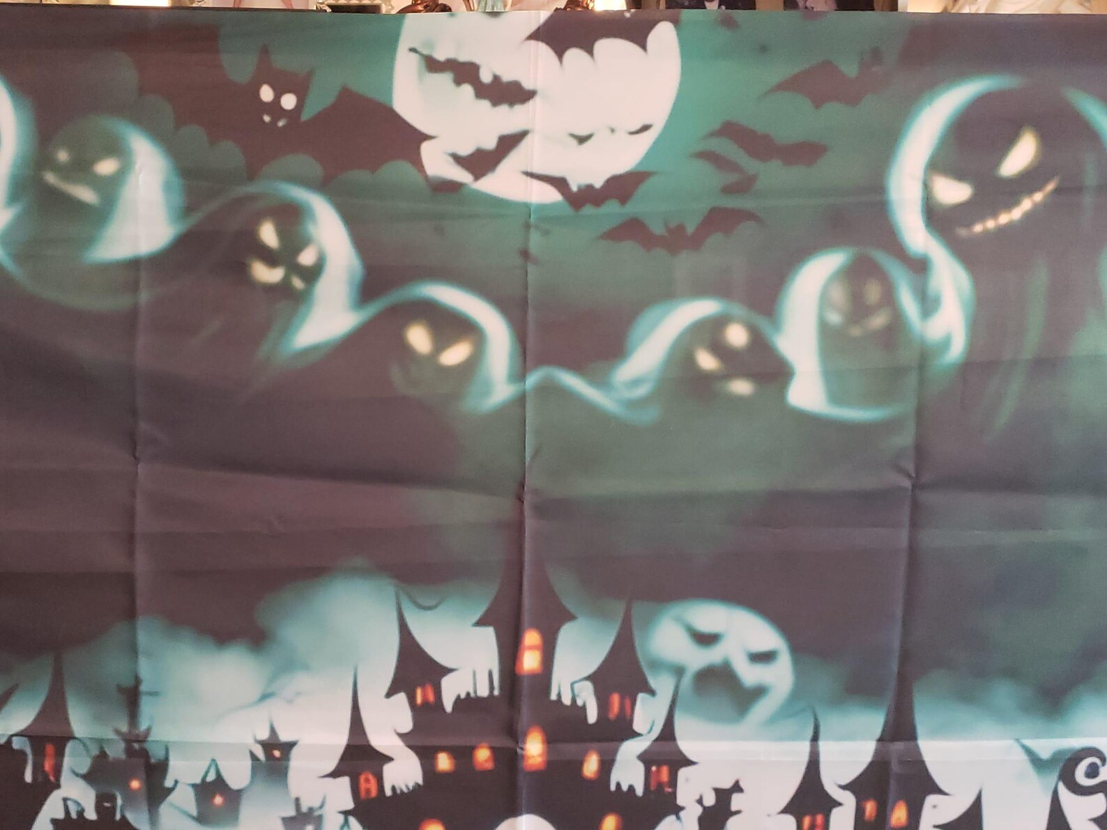 Ghostly Clouds 6 X 3 Backdrop for Lemax Spooky Town / Dept. 56 ...