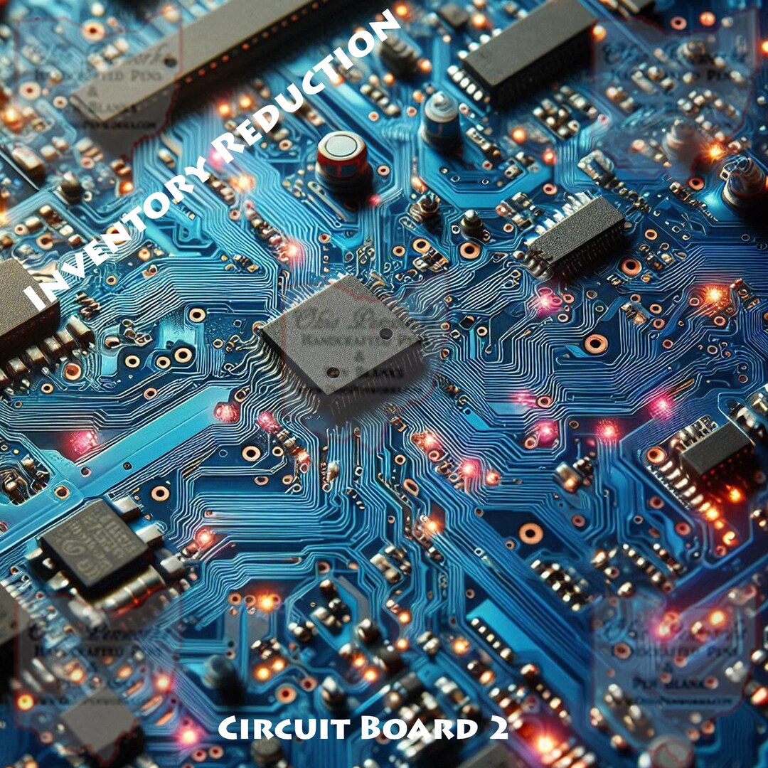 Inventory Reduction-blue Circuit Board Image Alumilite Pen Blank for ...