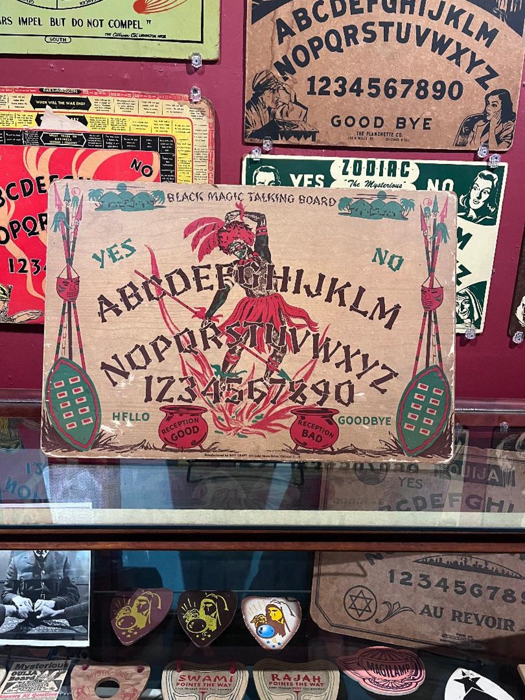 Vintage 1940s Black Magic Talking Board OUIJA - Etsy