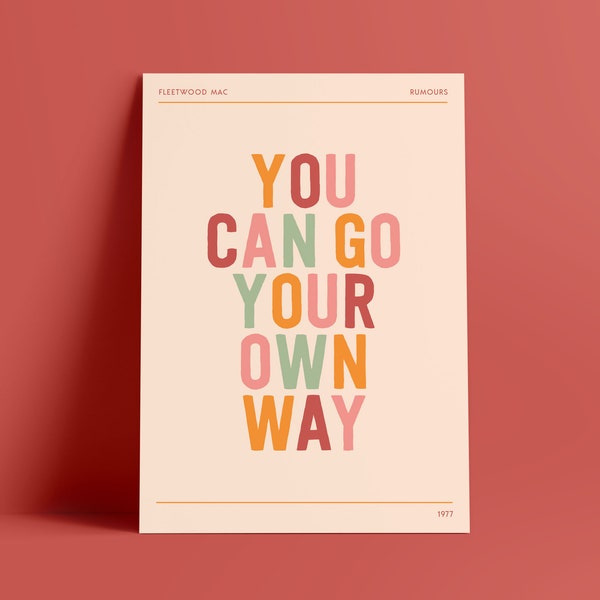 Go Your Own Way - Etsy