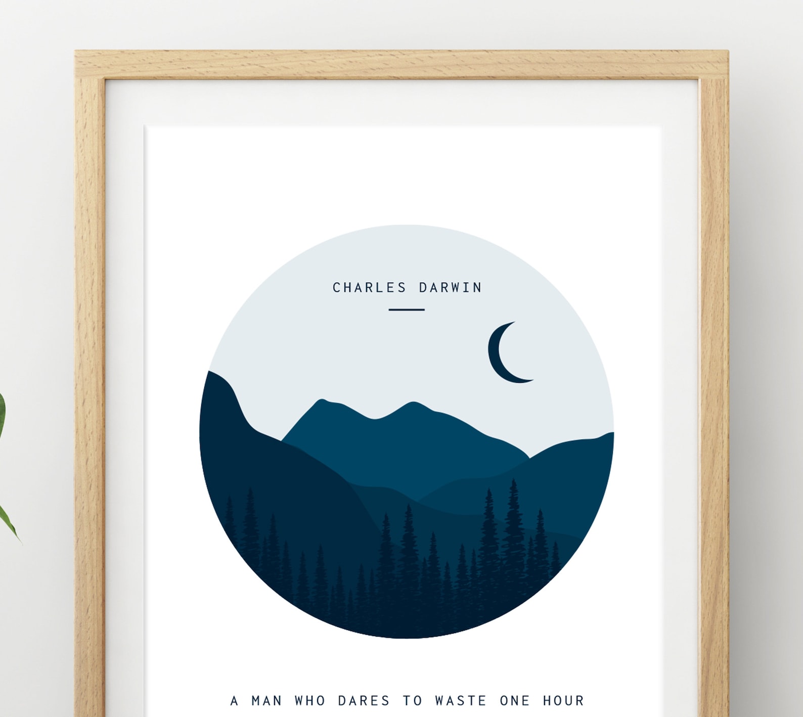 Science Art Charles Darwin Print Quote Print Science Print - Etsy UK