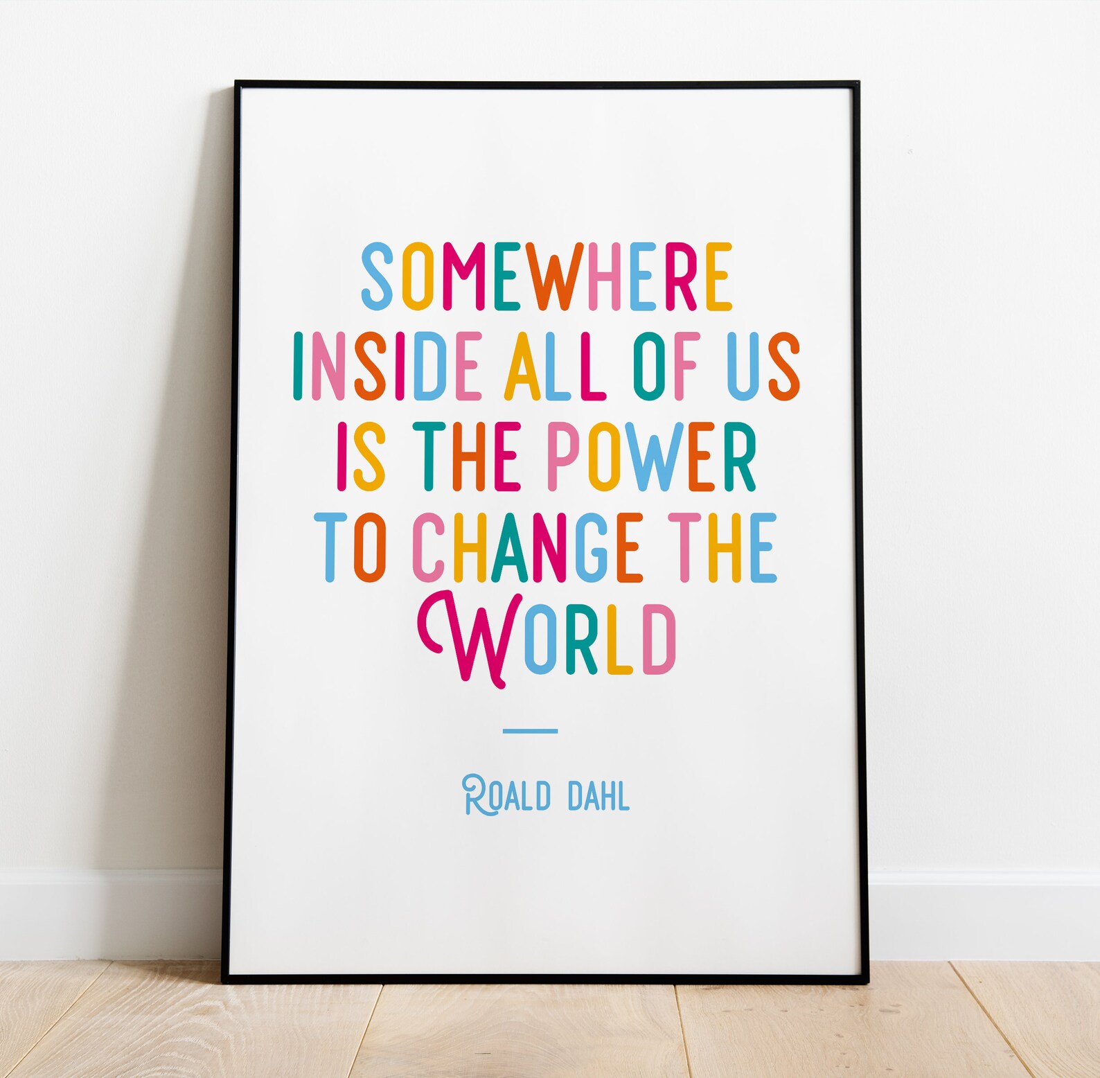 Roald Dahl Print Roald Dahl Quote Roald Dahl Wall Art - Etsy