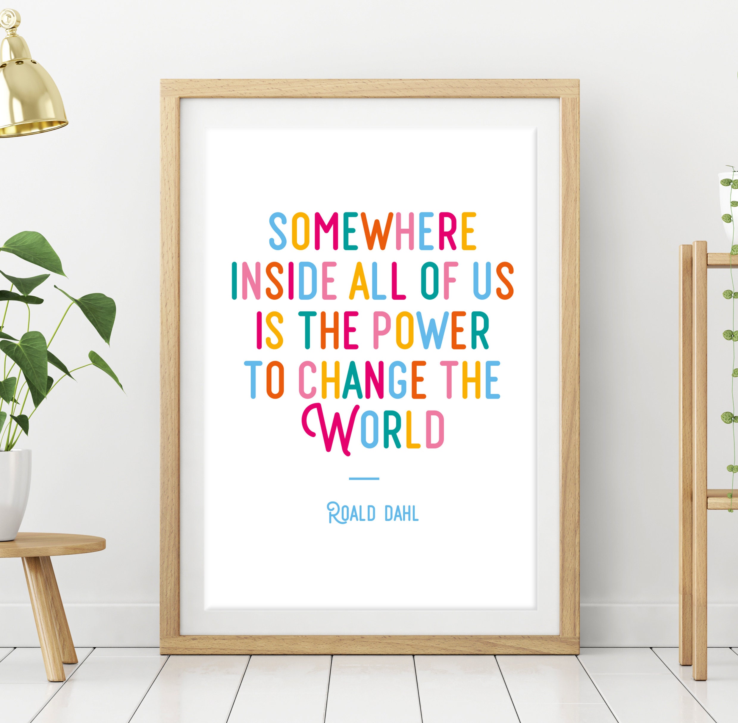 Roald Dahl Print Roald Dahl Quote Roald Dahl Wall Art - Etsy