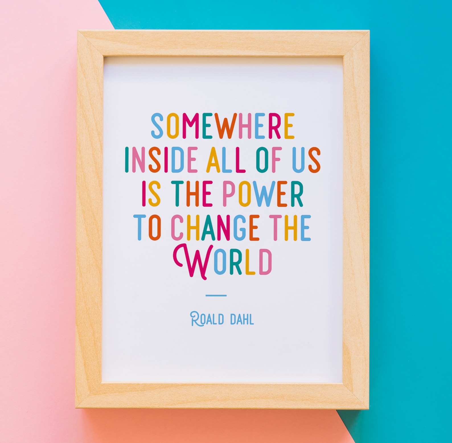 Roald Dahl Print Roald Dahl Quote Roald Dahl Wall Art - Etsy
