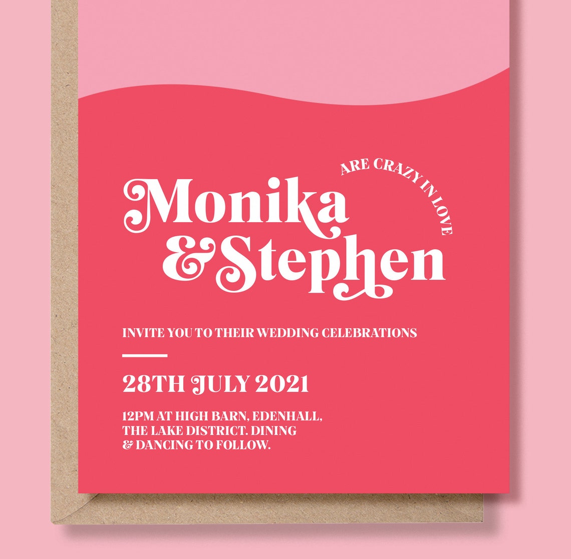 70s Wedding Invitation Retro Wedding Invitation 1970s - Etsy UK