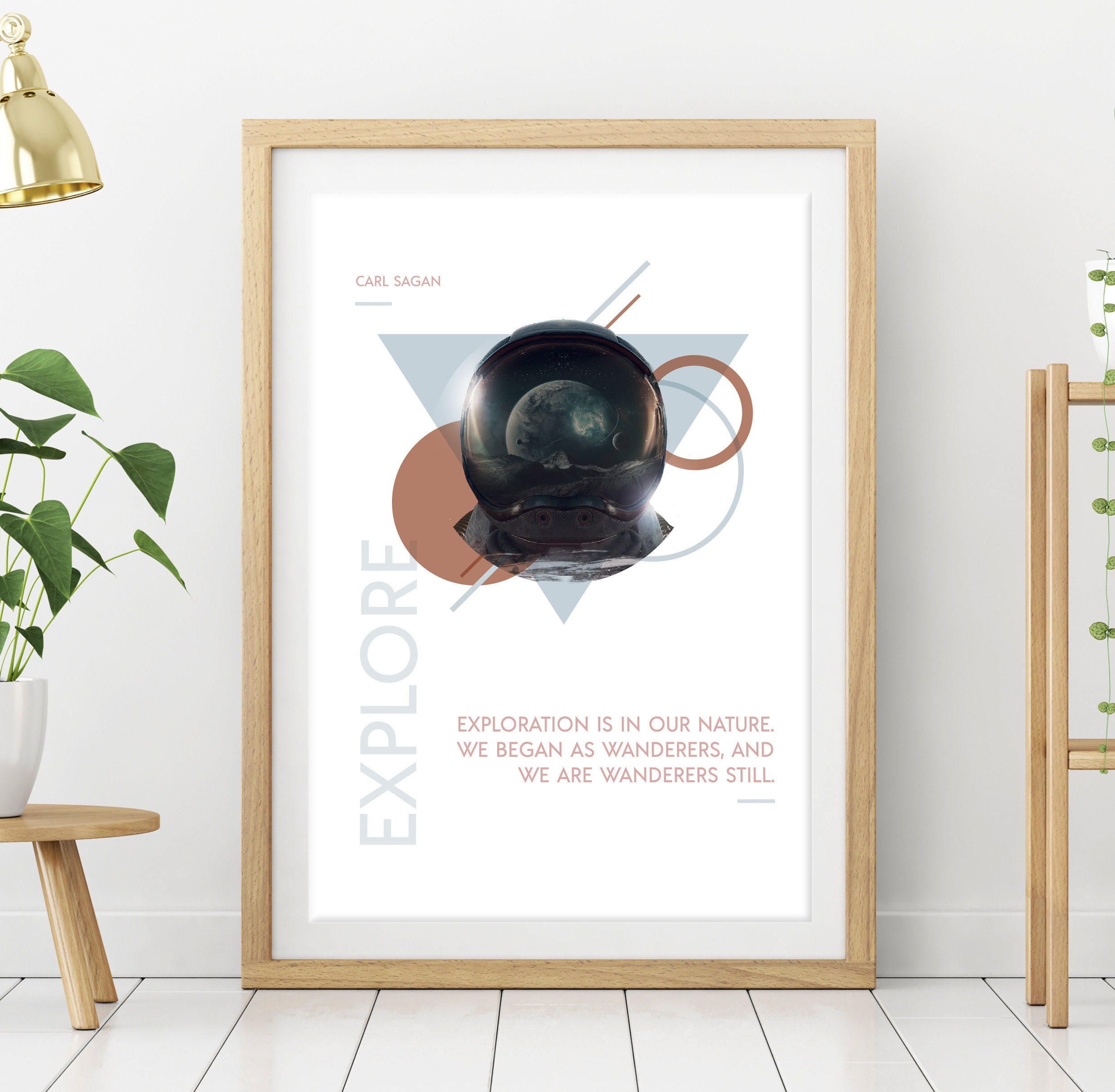 Carl Sagan Quote Poster Pale Blue Dot Space Print Science - Etsy