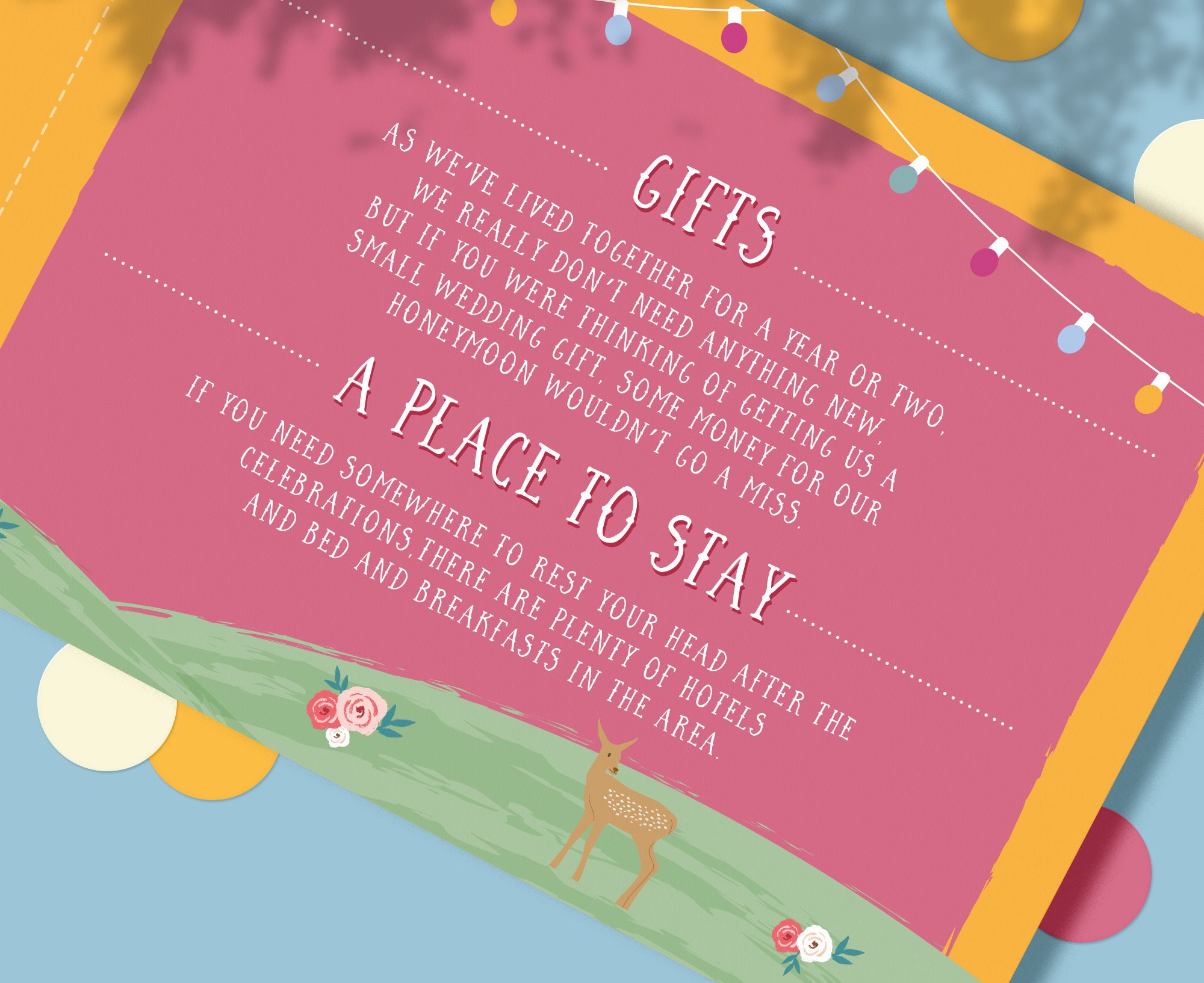 Wedfest Invitation Festival Wedding Invitation Tipi Wedding - Etsy UK