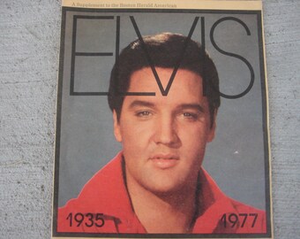Elvis newspaper | Etsy
