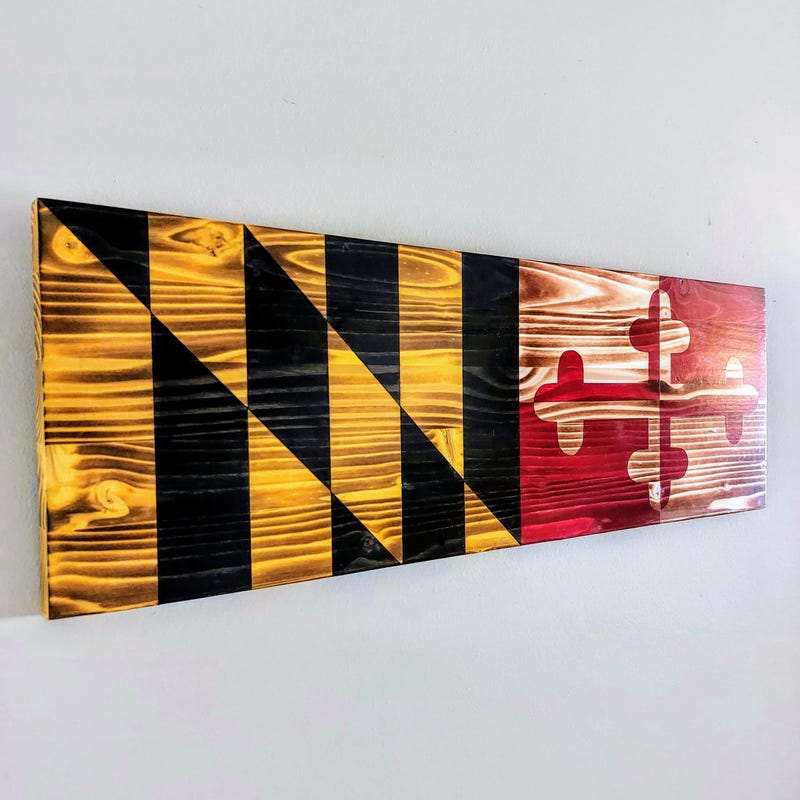 Md Flag Wall Hanging - Etsy