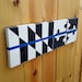 Thin Blue Line Maryland Flag Maryland State Flag Maryland - Etsy