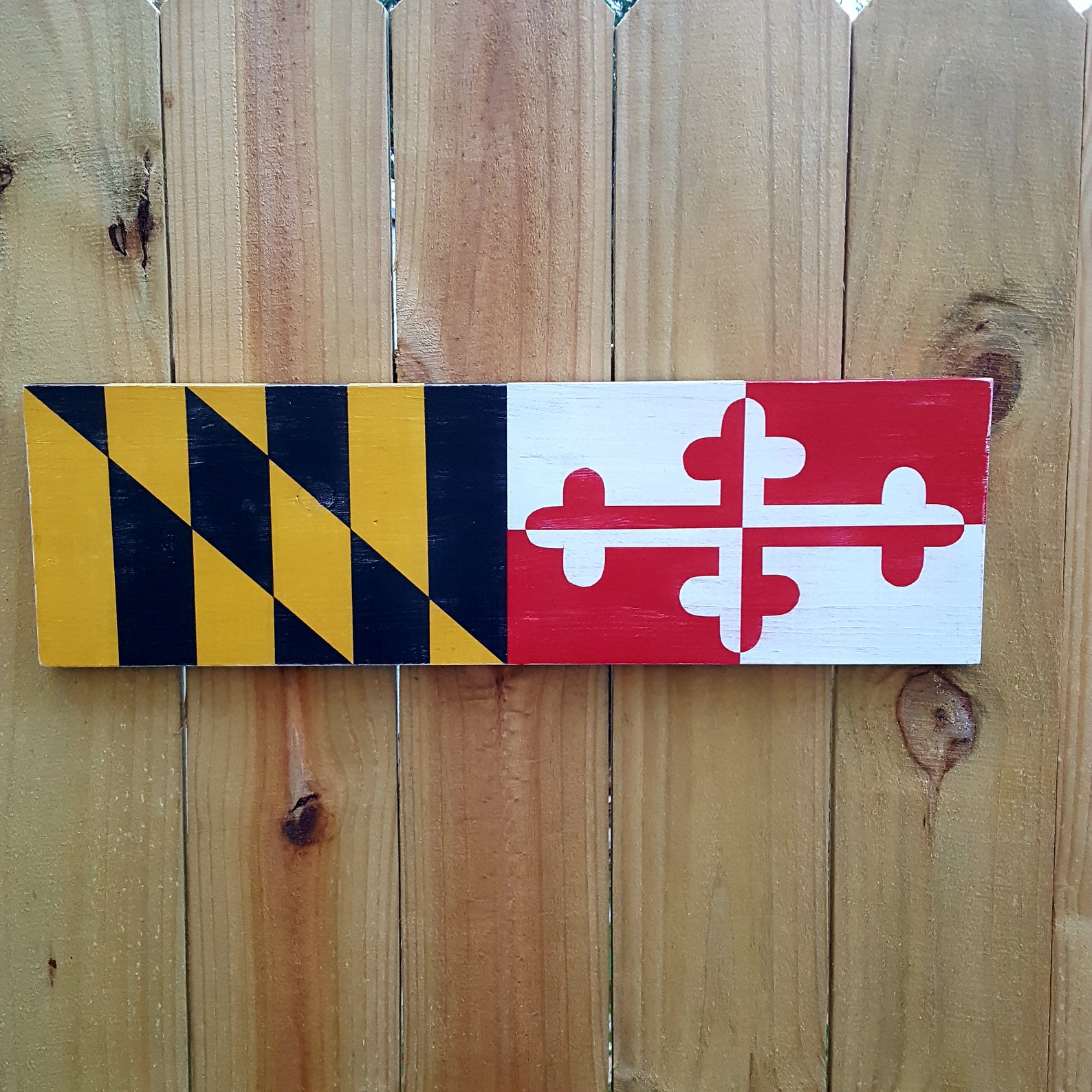 Maryland Flag Maryland State Flag Wall Art Maryland Wall - Etsy
