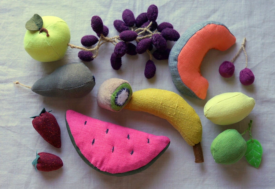 Play Food Set, Fruits - Etsy