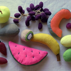 Play Food Set, Fruits - Etsy