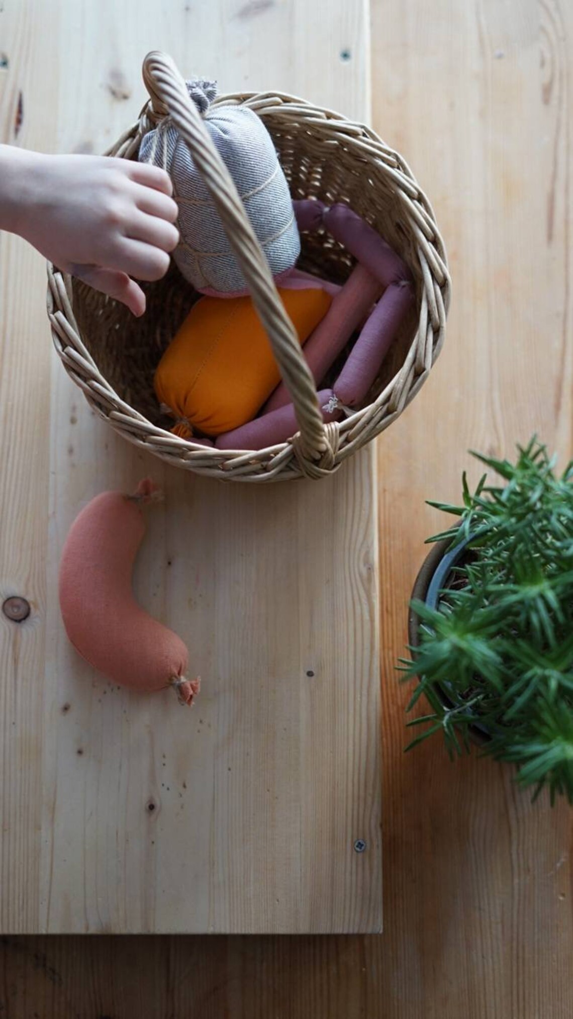 Play Food Set Sausages - Etsy