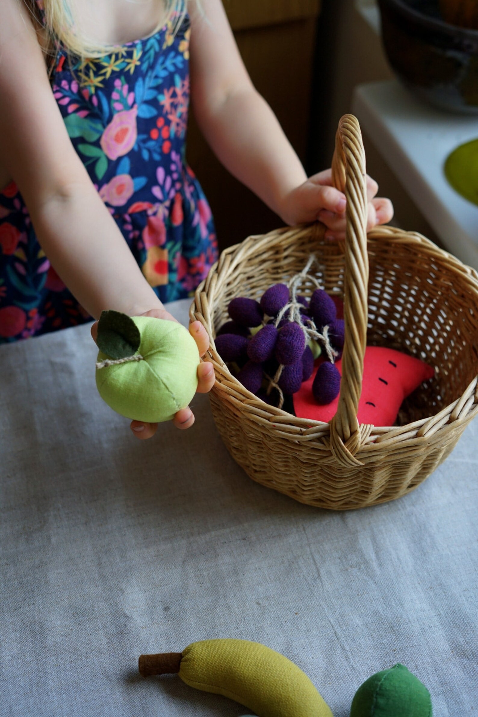Play Food Set Fruits - Etsy