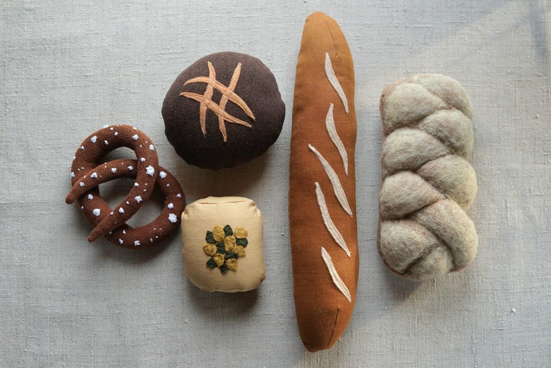 Play Food Set, Bread II - Etsy
