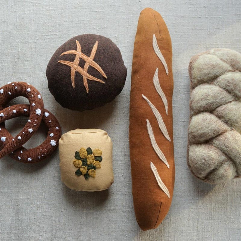 Felt Bread Play Food - Etsy