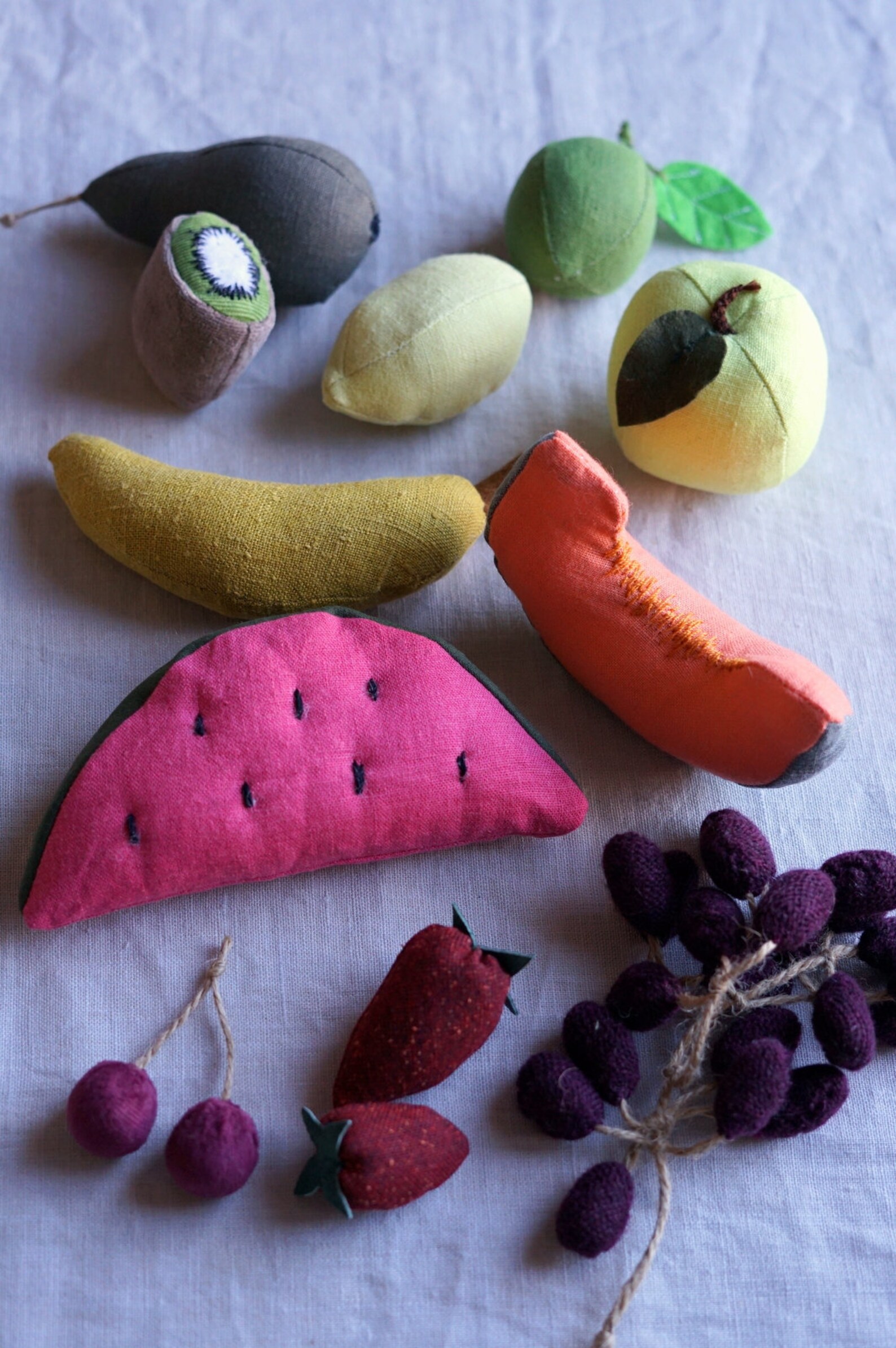 Play Food Set Fruits - Etsy