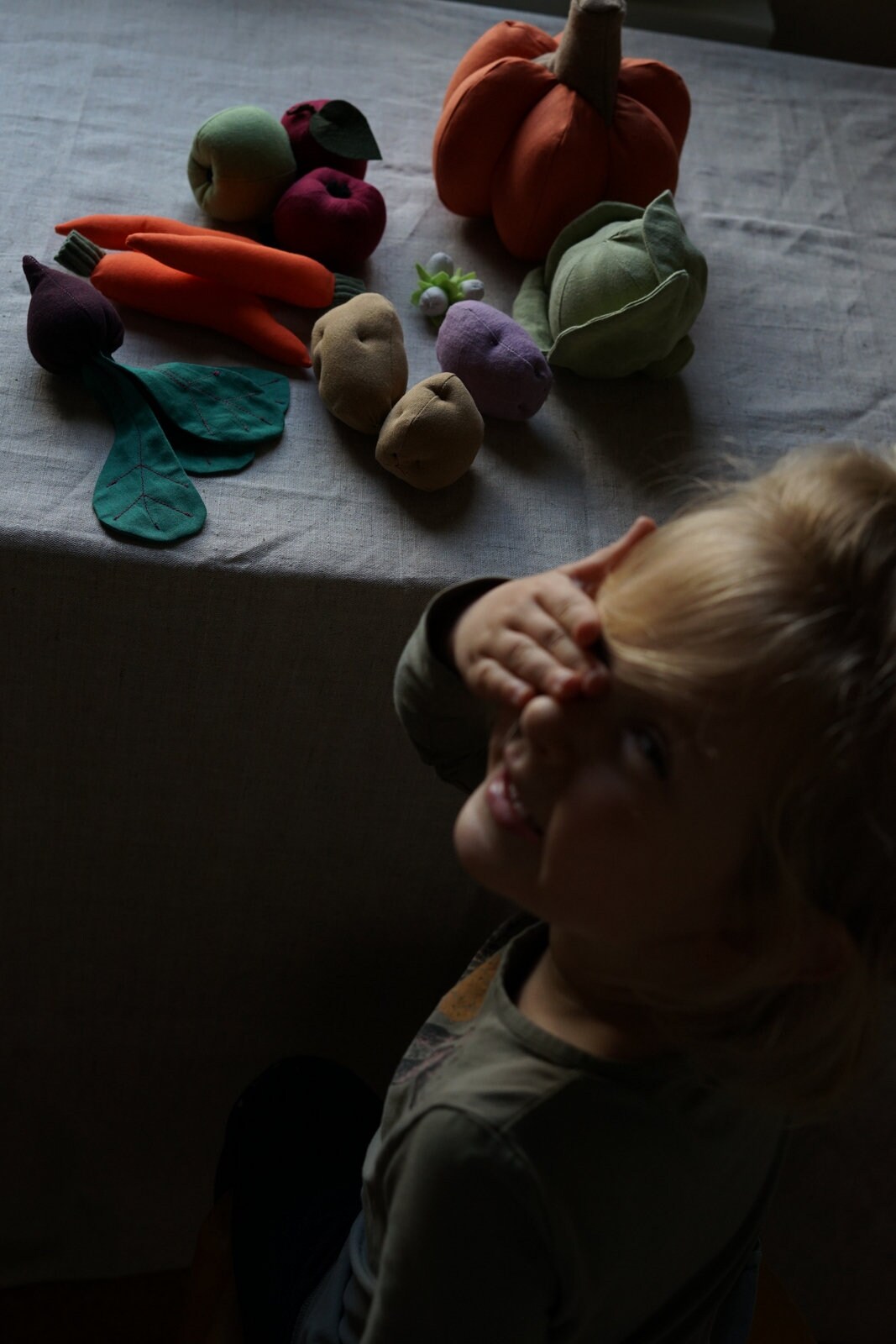 Play Food Set Autumn Vegetables - Etsy