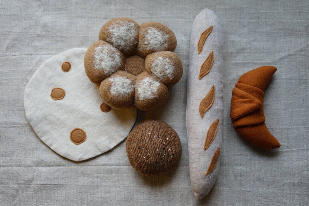 Play Food, Bread Set I - Etsy