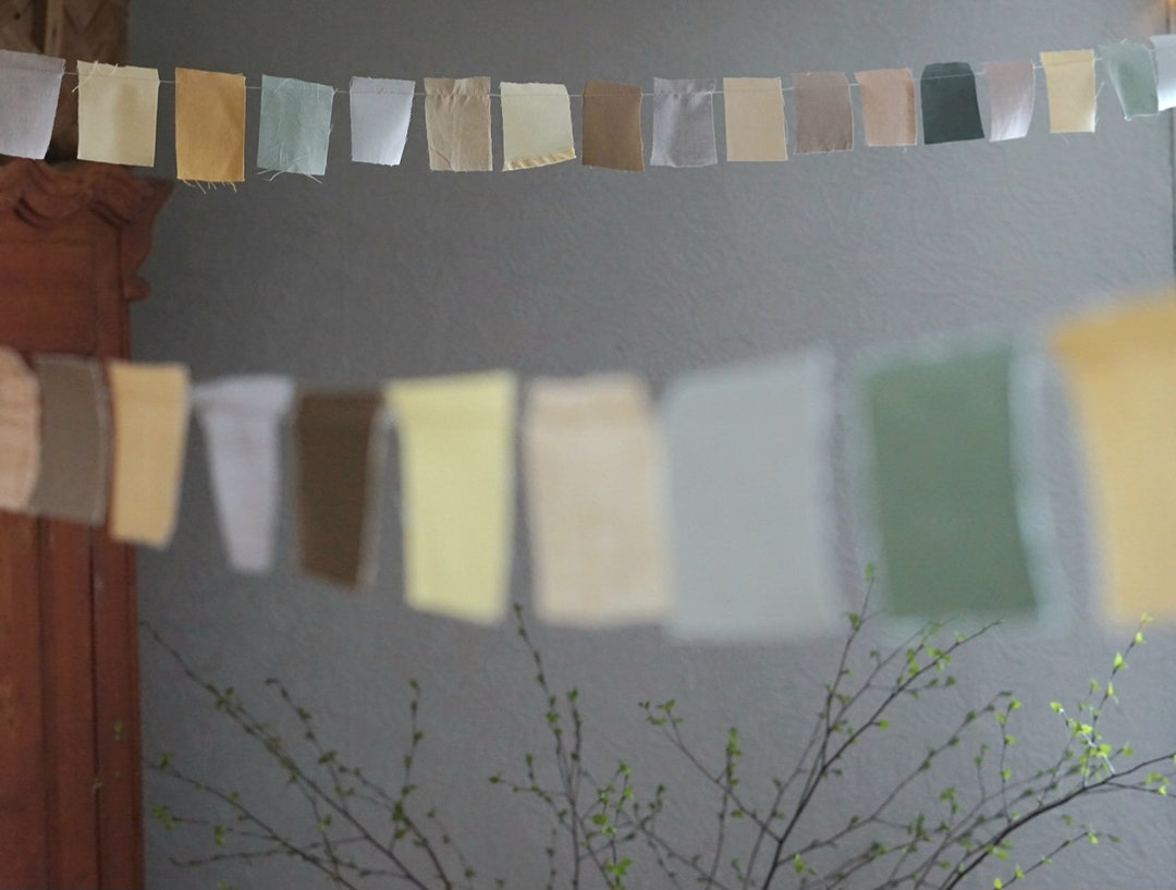 10 Metres Nature Grass Fabric Scrap Bunting - Etsy