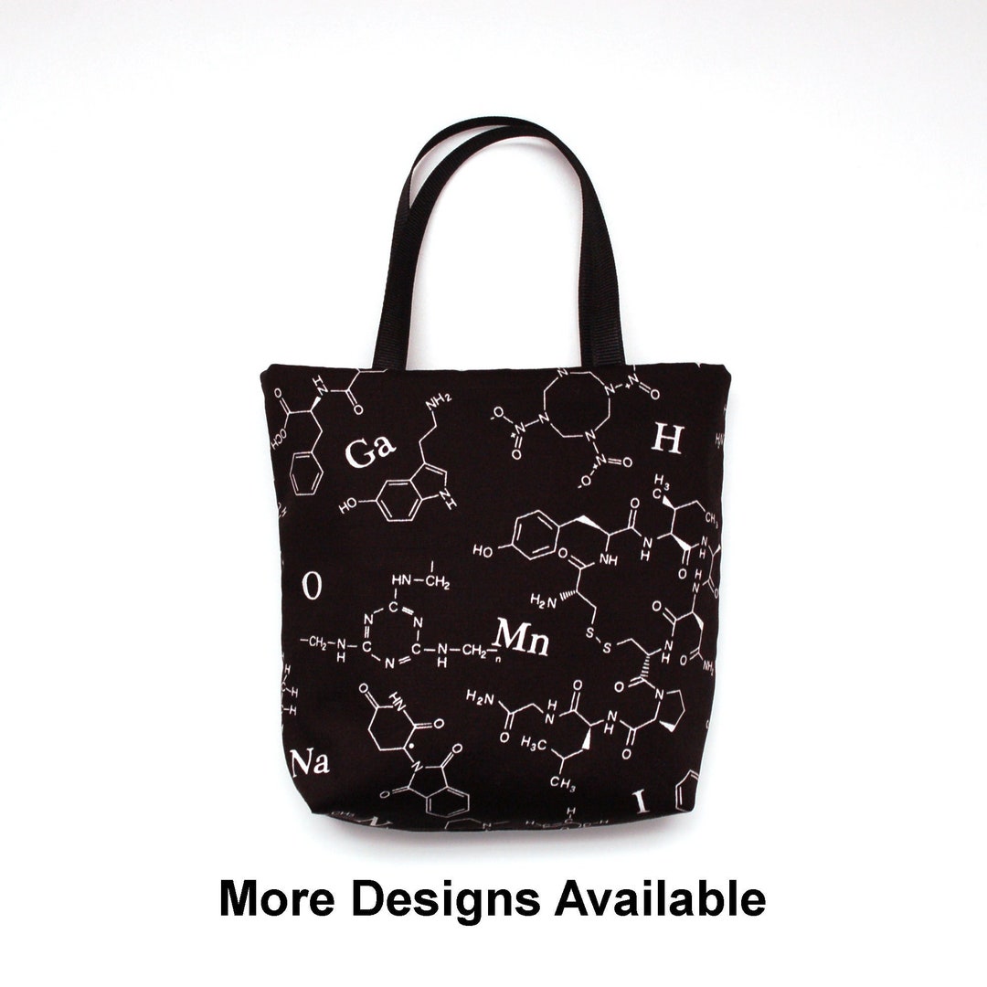 Science Gift Bag, Chemical Structure Print, Chemistry Goody Bag - Etsy