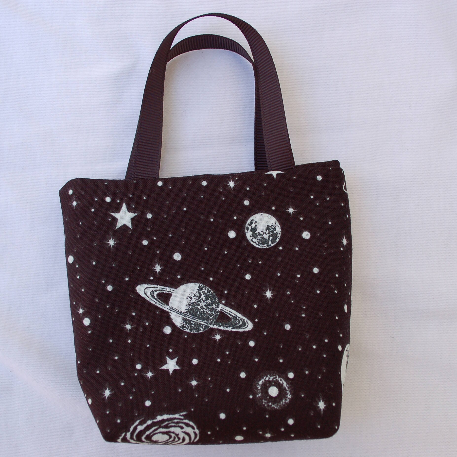Set of 2 Outer Space Fabric Gift Bags, Glow in the Dark Stars and ...