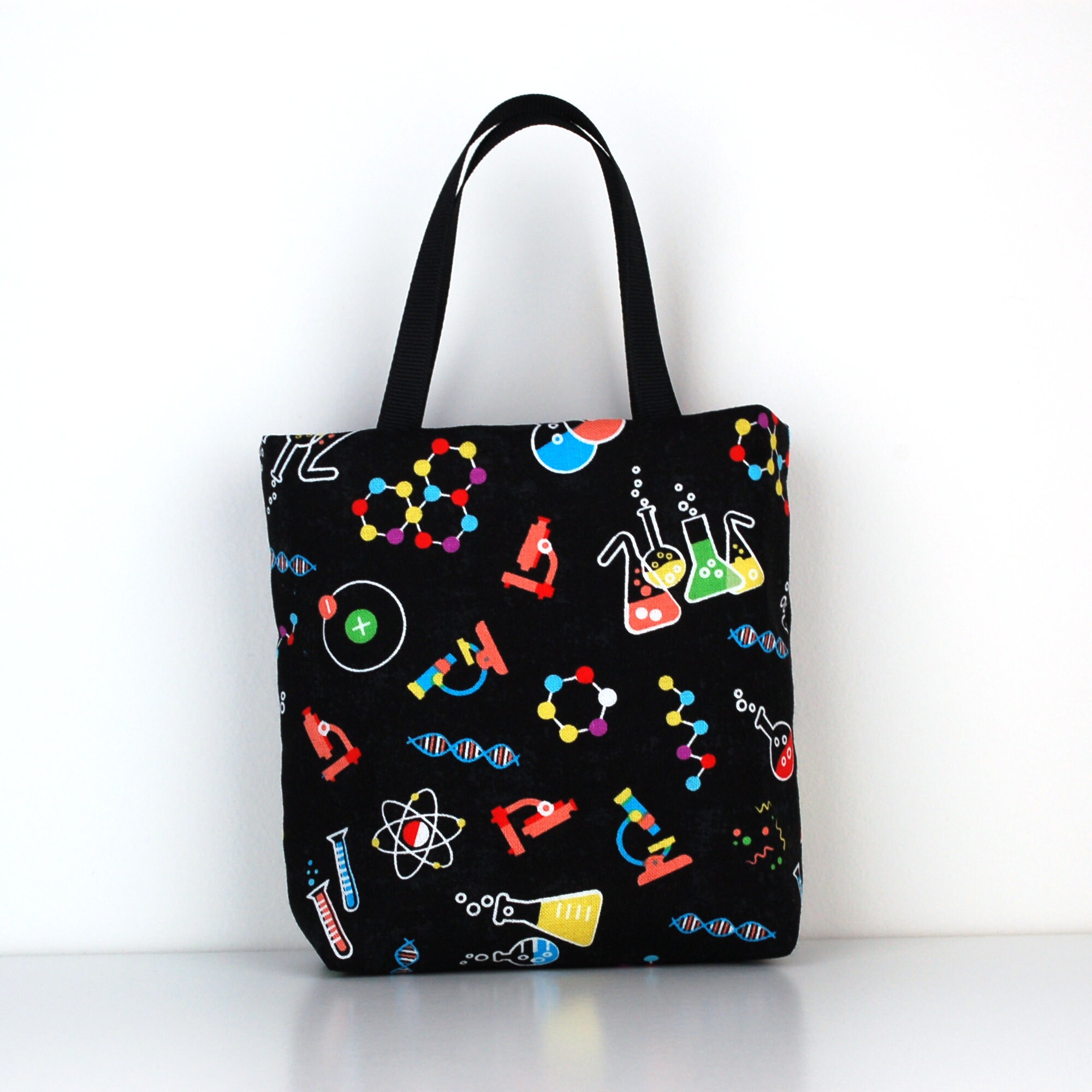 Chemistry Theme Science Fabric Gift Bag, Mad Science Party Favor ...