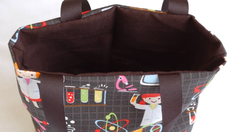 Science Fabric Gift Bag Chemistry Lab Girl Scientists - Etsy