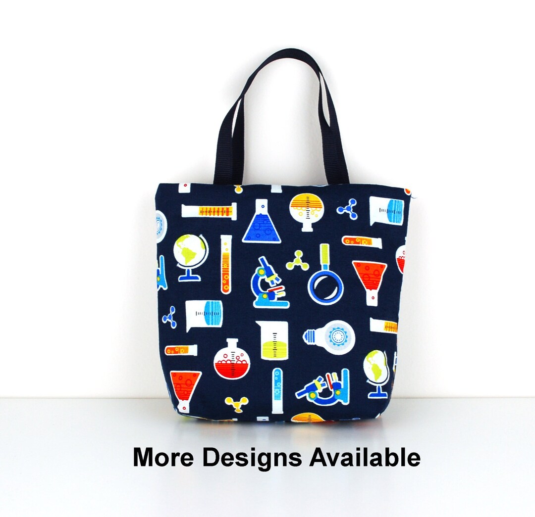 Science Fabric Gift Bag, Laboratory Glassware Design - Etsy