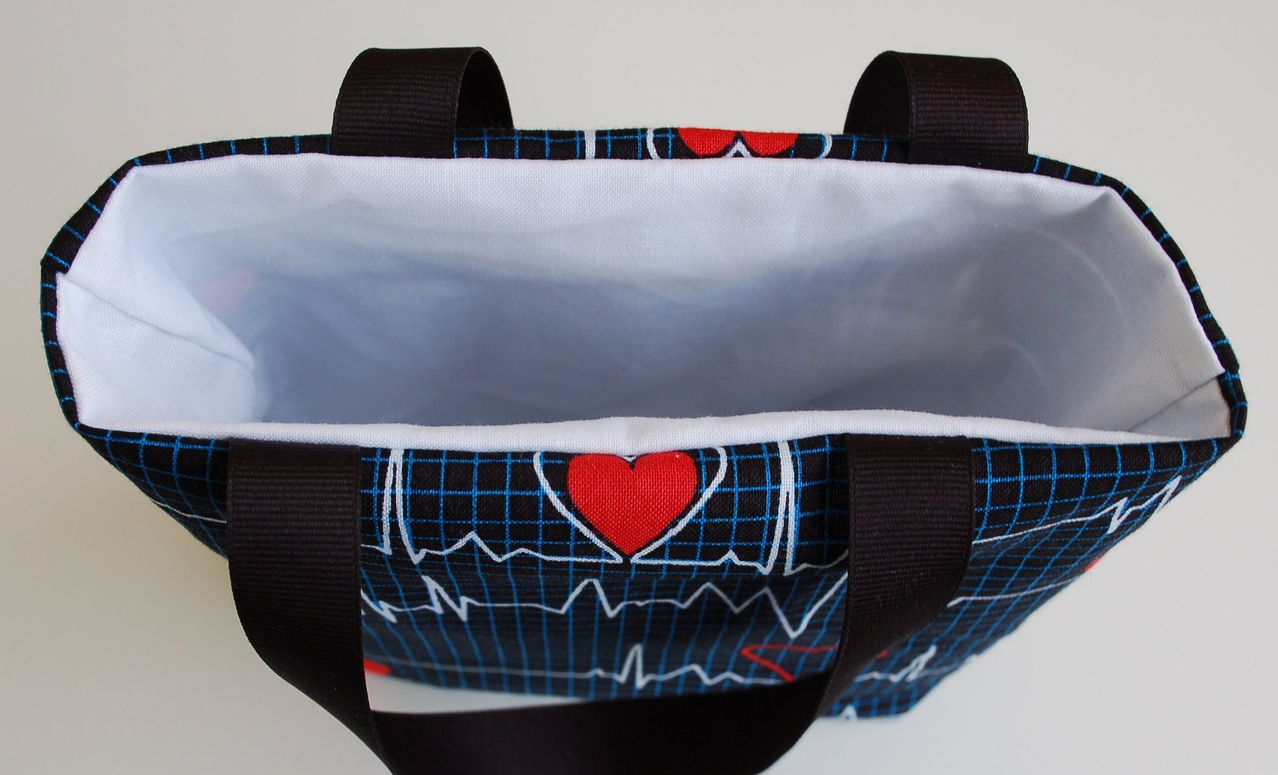 Medical Theme Science Fabric Gift Bag, Nurse Appreciation Gift, Heart ...