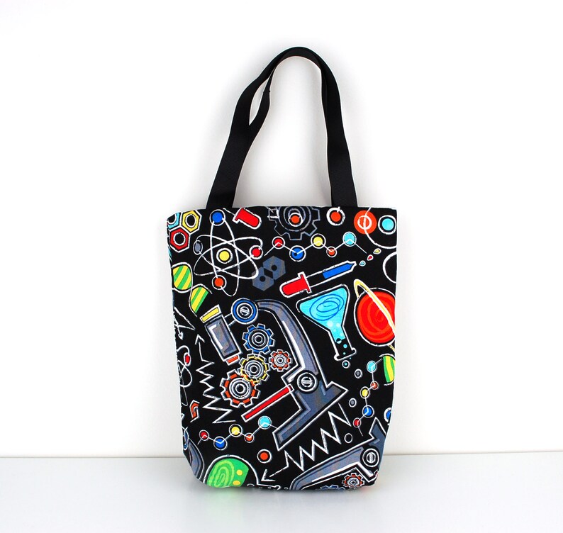 Science Fabric Gift Bag, Mad Science Party Favor, Choose From 5 ...