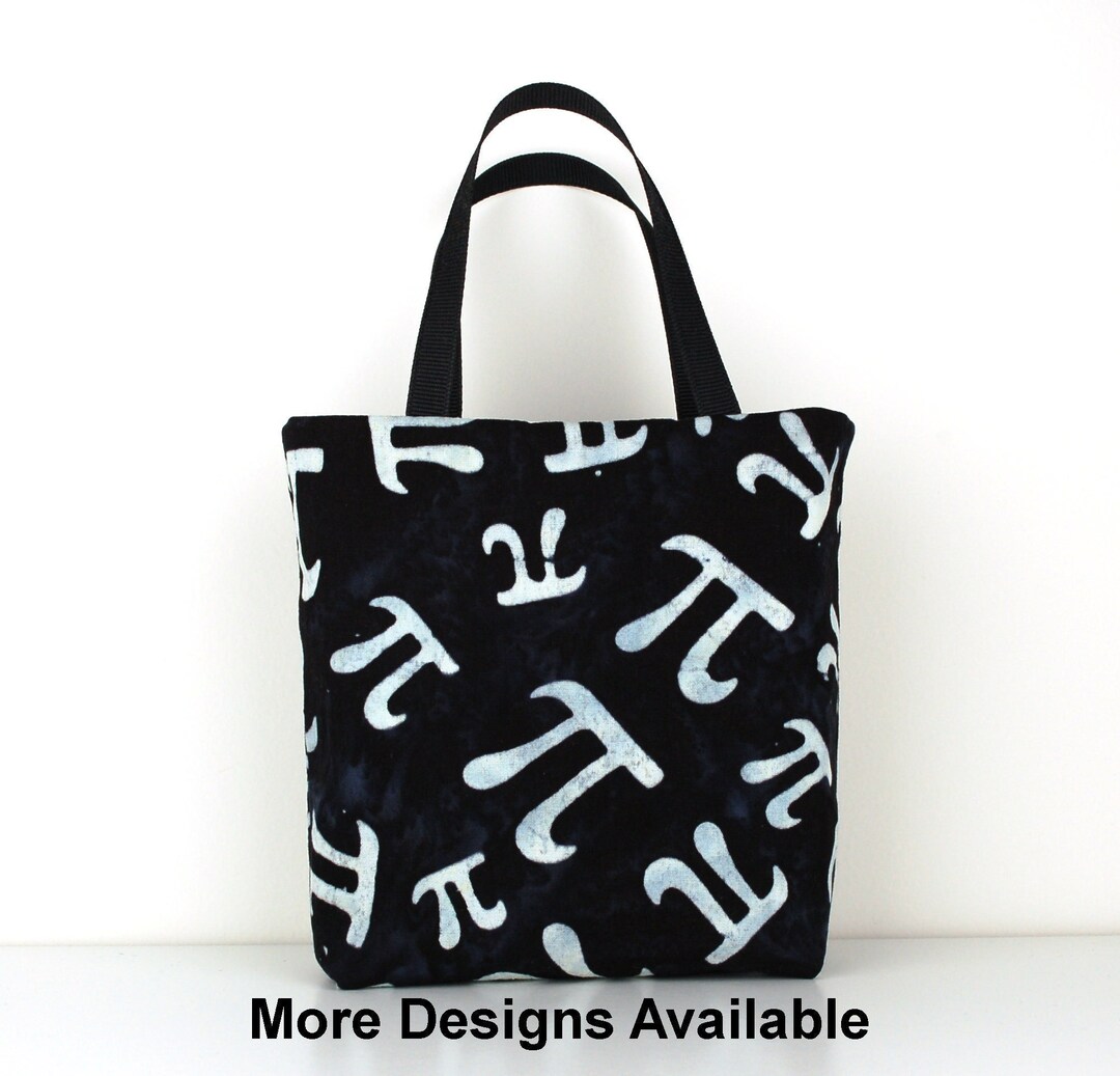 Math Theme Fabric Gift Bag, Math Goody Bag, Choose From 8 Different ...