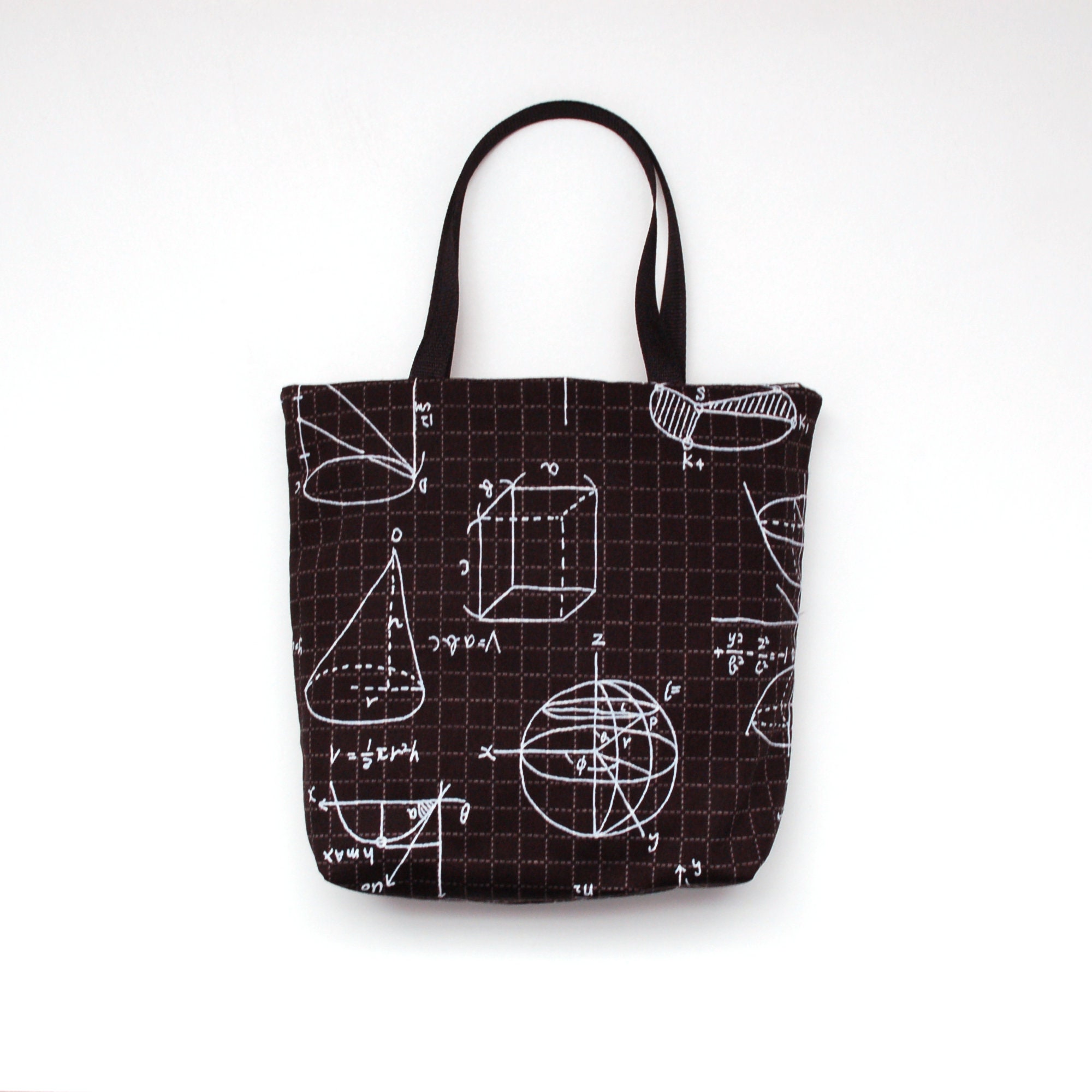 Math Theme Fabric Gift Bag, Math Goody Bag, Choose From 8 Different ...