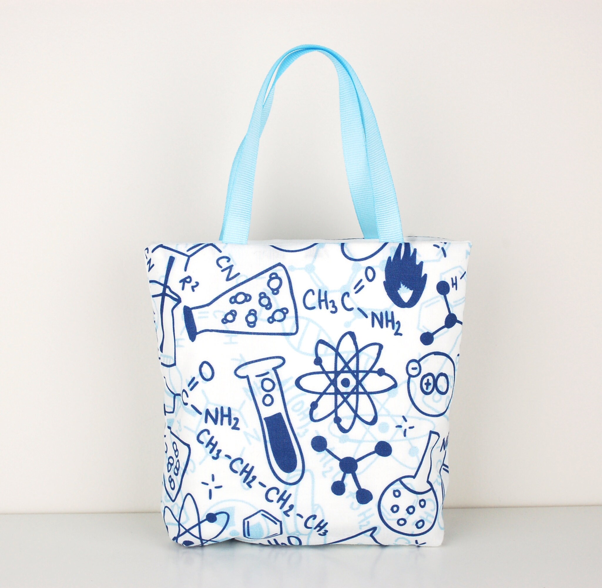 Chemistry Theme Science Fabric Gift Bag, Mad Science Party Favor ...