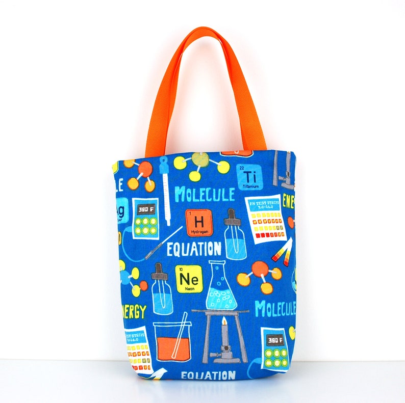 Science Fabric Gift Bag, Mad Science Party Favor, Choose From 5 ...