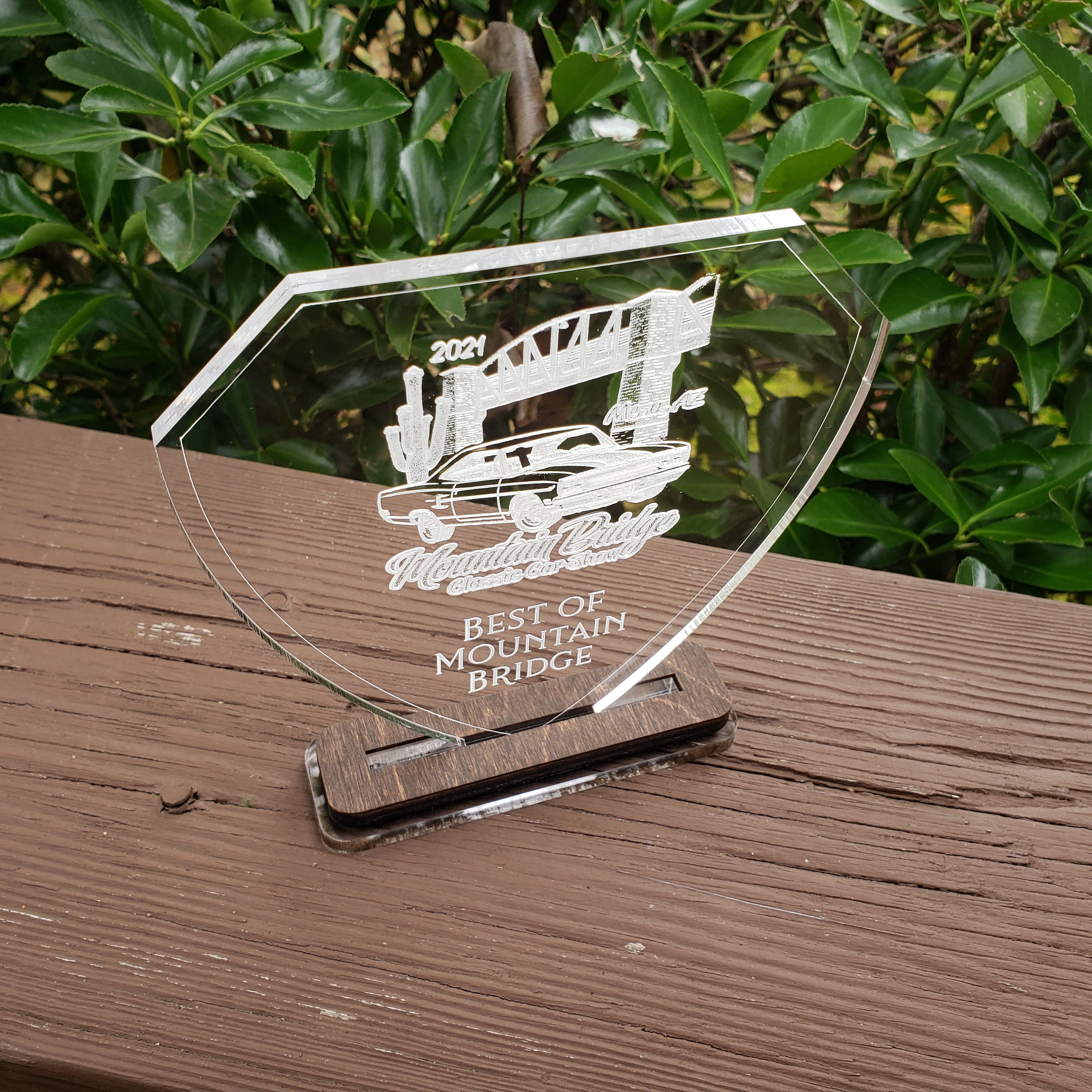 Custom Engraved Acrylic Trophy Custom Engraved Acrylic Award | Etsy