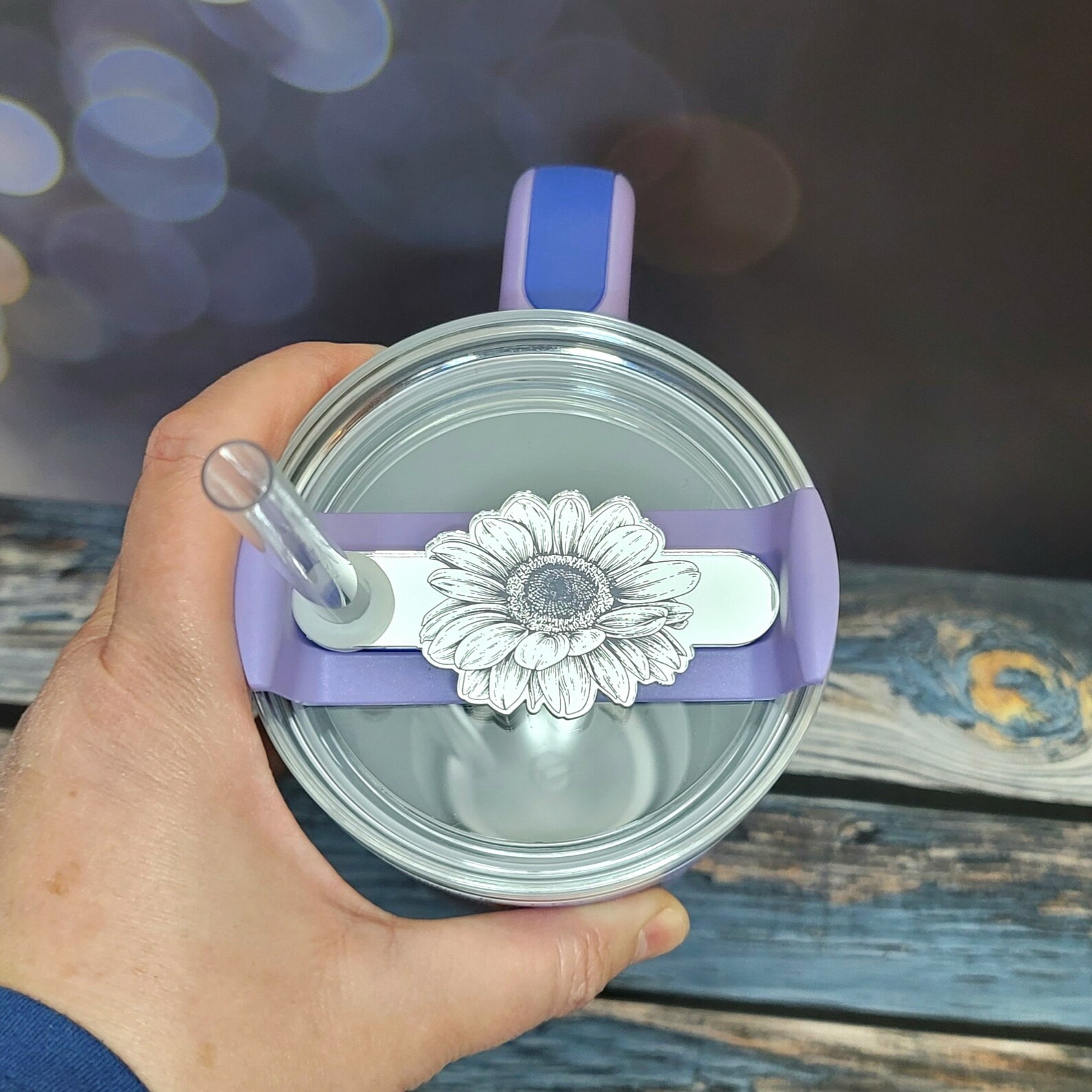 Butterfly Sunflower Stanley, Wildflower Engraved Tumbler, Personalized ...