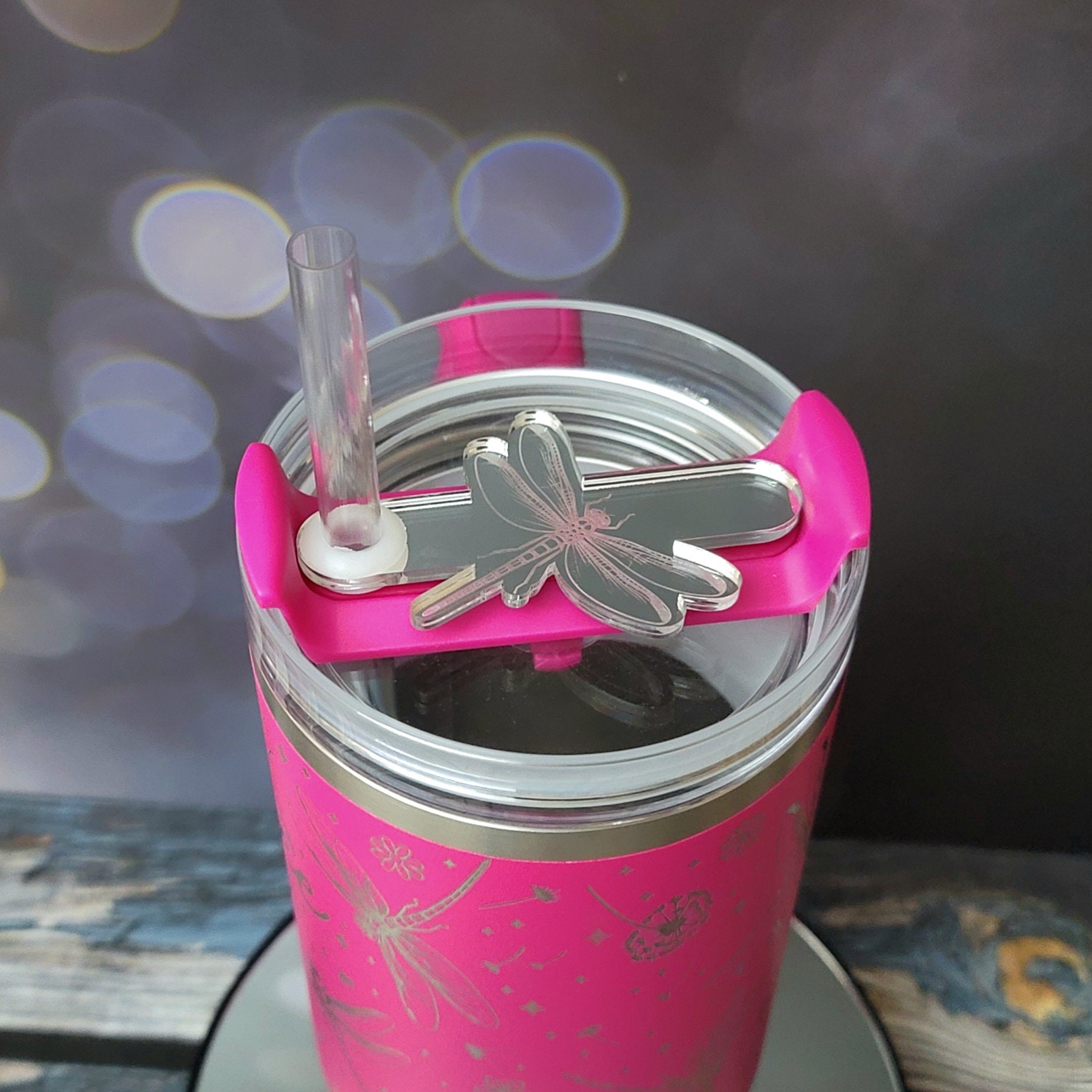 Dragonfly Dandelion Engraved Stanley 40oz Tumbler - Etsy