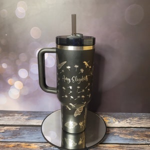 Butterfly Stanley, **FREE Keychain**,dragonfly Stanley, Engraved 40 Oz ...