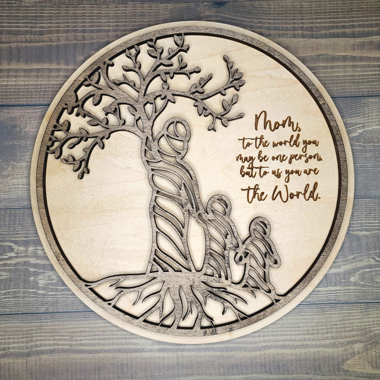 Mom Tree of Life Sign, Grandma Sign, Mother's Day Sign, Mom and Kids ...