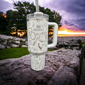 Nurse Stanley, Nursing Engraving, Nurse Tumbler, Hospital, Nurse Themed ...