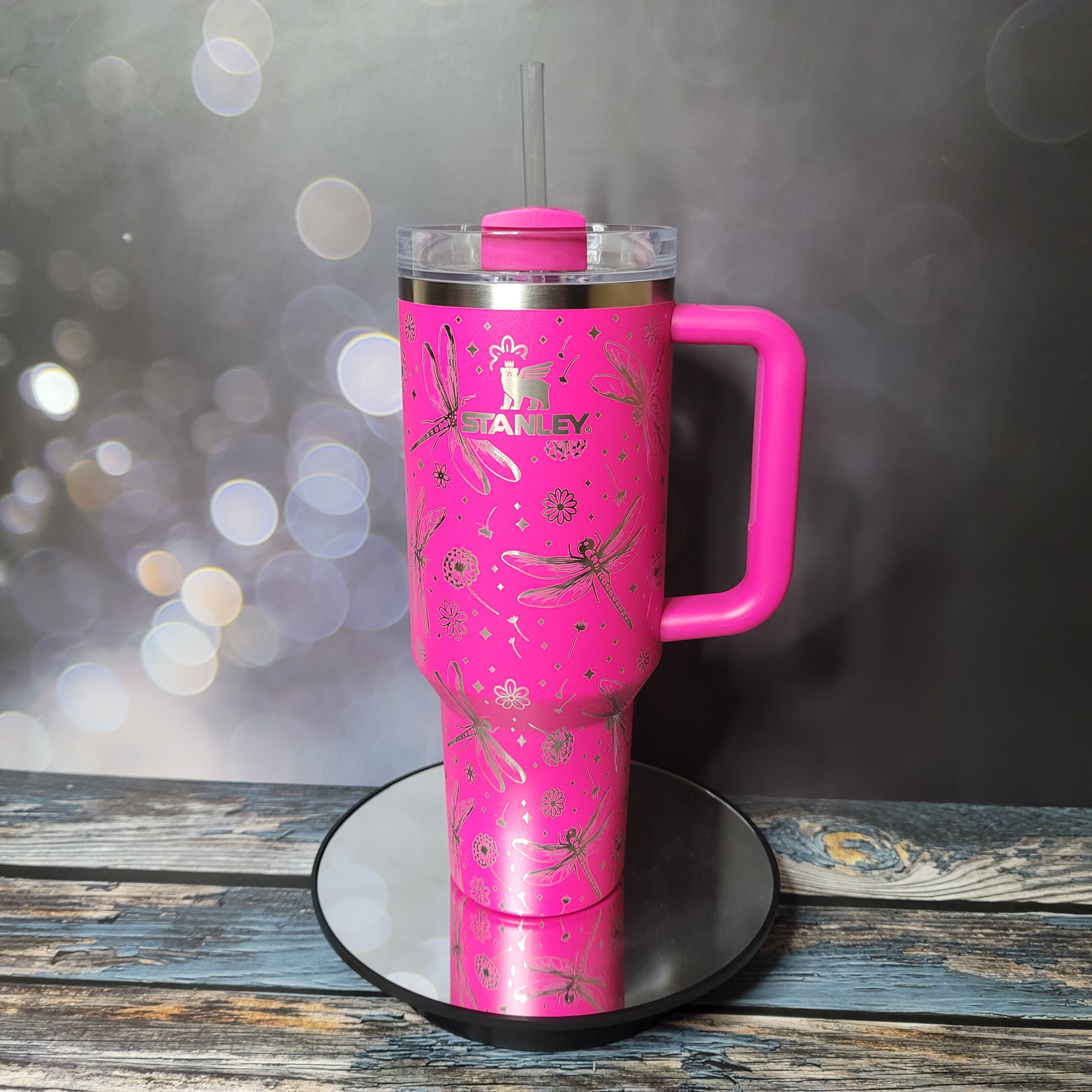 Dragonfly Dandelion Engraved Stanley 40oz Tumbler - Etsy