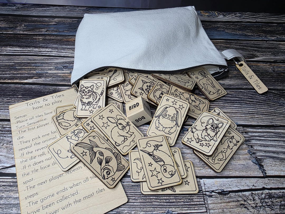 Tails & Tiles: the Ultimate Family Game for All Ages! - Etsy