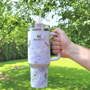 Butterfly Stanley, **FREE Keychain**,dragonfly Stanley, Engraved 40 Oz ...