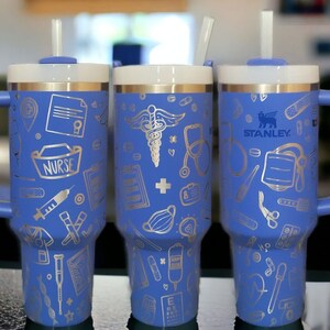 Nurse Stanley, Nursing Engraving, Nurse Tumbler, Hospital, Nurse Themed ...