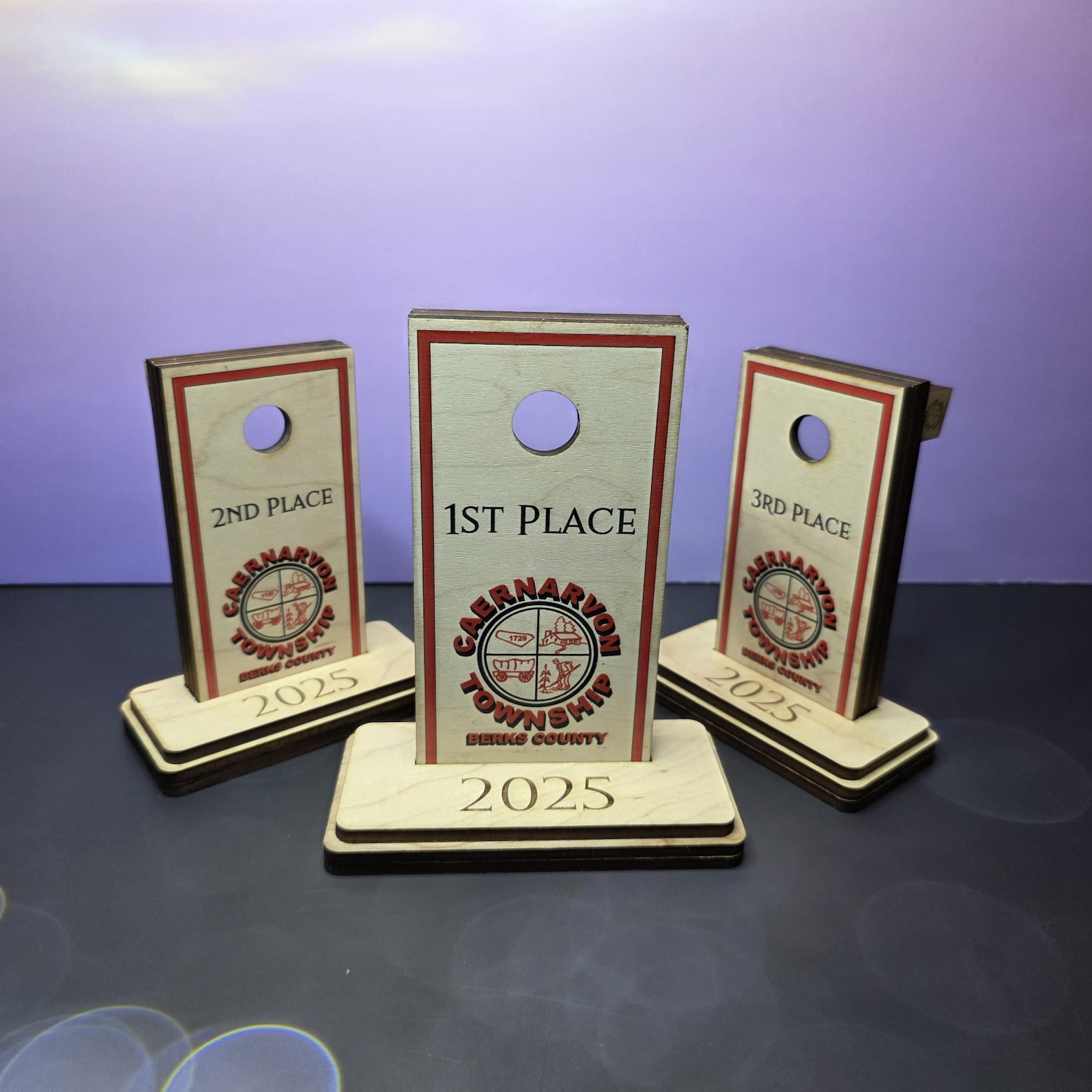 Custom Wooden Cornhole Tournament Trophy: 1st, 2nd, 3rd Place Awards ...