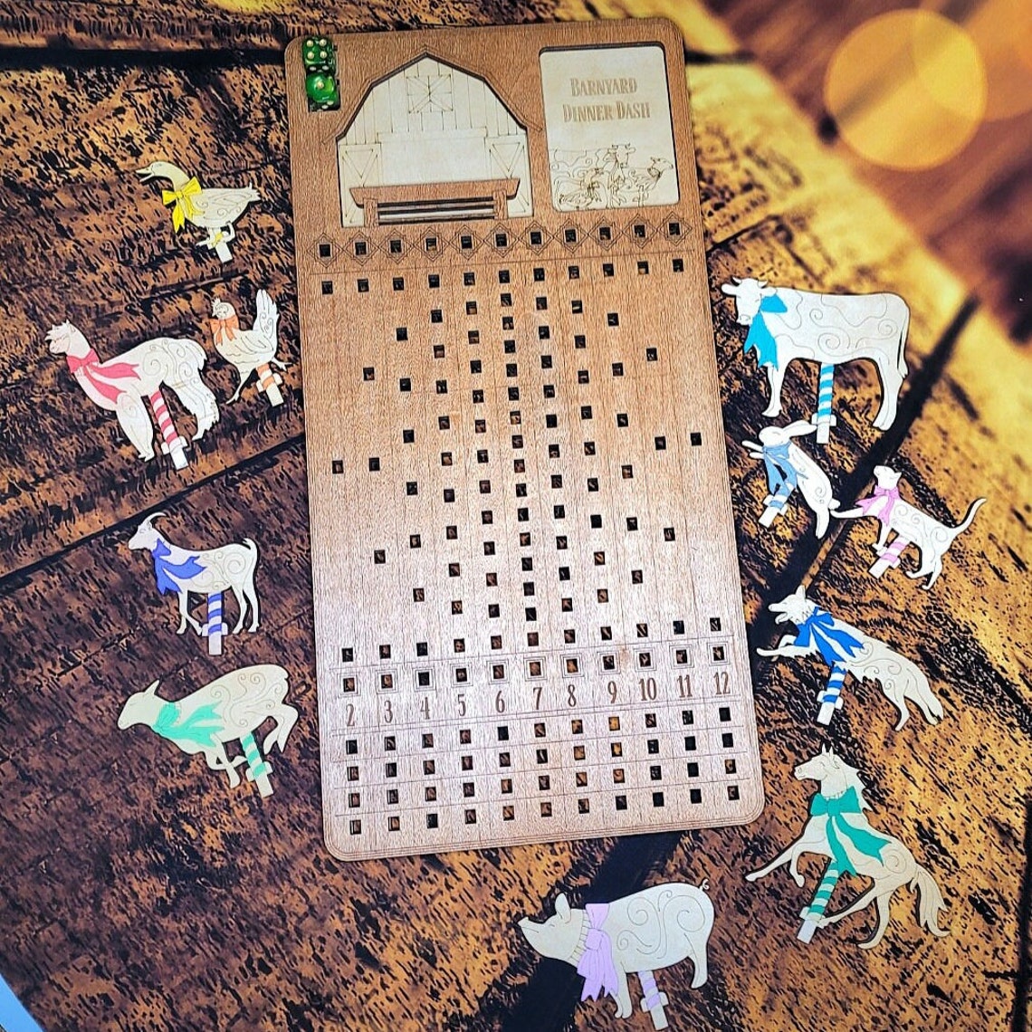 Barnyard Dinner Dash, Horse Race Game, Family Game Night, Family ...